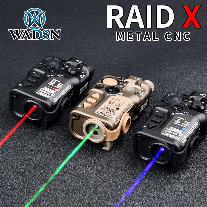 Jual WADSN RAID X Red Green IR Laser No Flashlight Infrared Ray Strobe ...