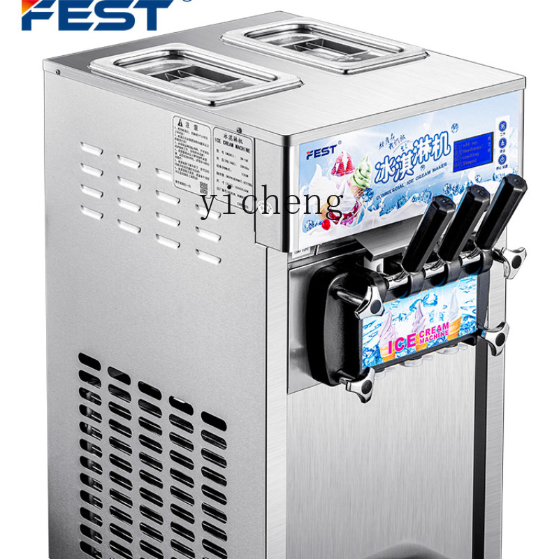 Jual ZK Three-Color Ice Cream Machine Commercial Full-Automatic Ice ...