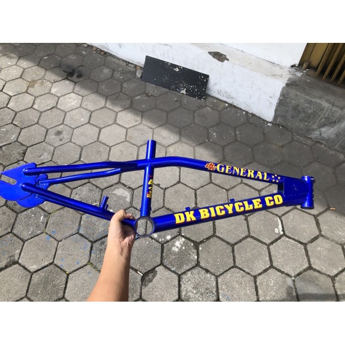 Jual FRAME BMX DK BICYCLE GENERAL BLUE 4130 VERSUS HT TRUE TEMPER MADE ...
