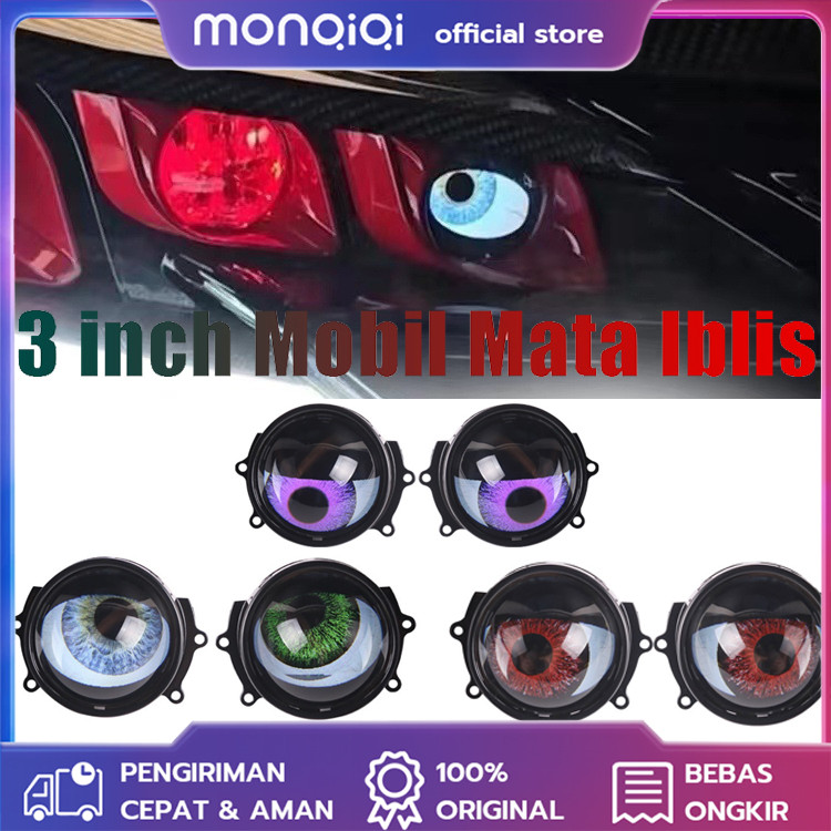 Jual BILED WST 3 INCH Lampu Mobil Mata Iblis Lampu Depan Lensa Hias LED ...