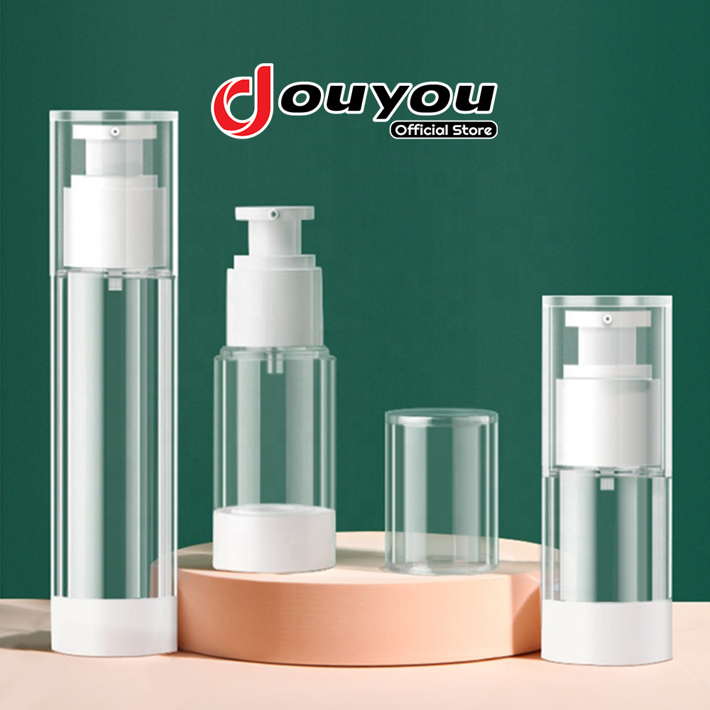 Jual Botol Lotion Pompa Portable Botol Airless Pump Transparent Tanpa ...