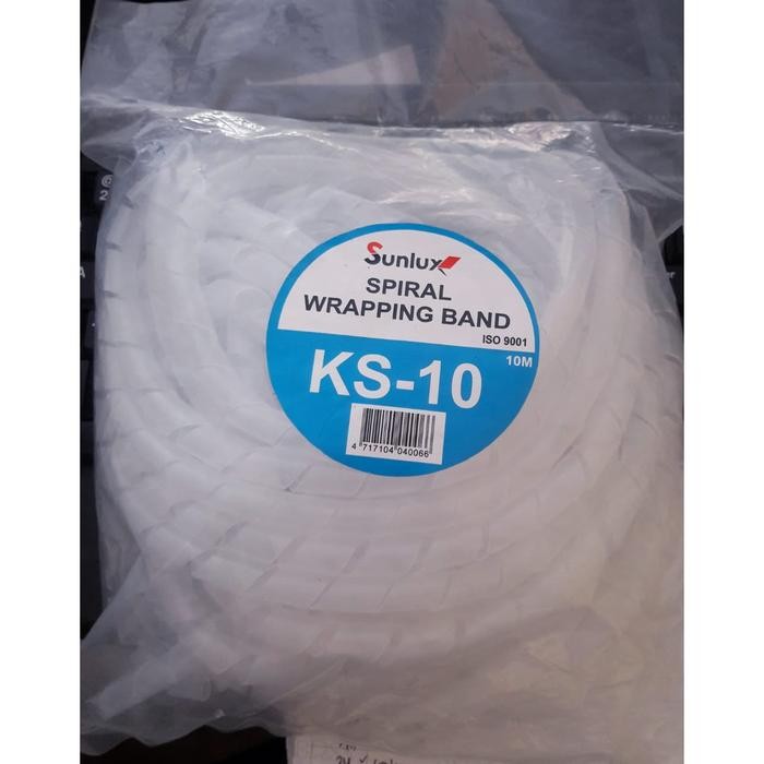 Jual 10meter Kabel sepiral Pelindung Pembungkus Kabel Spiral Wraping ...