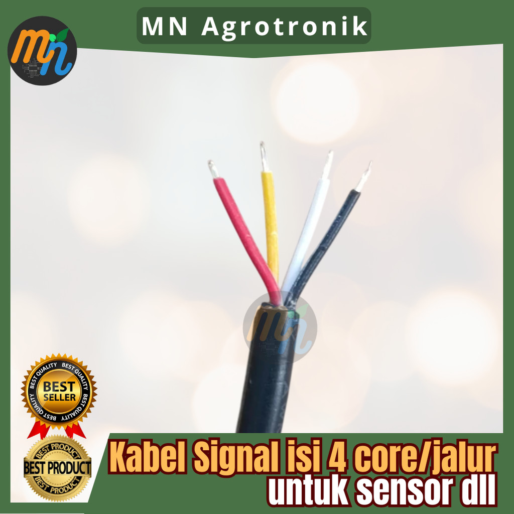 Jual Kabel signal AWG 24 AWG24 isi 4 core sensor harga per meter ...