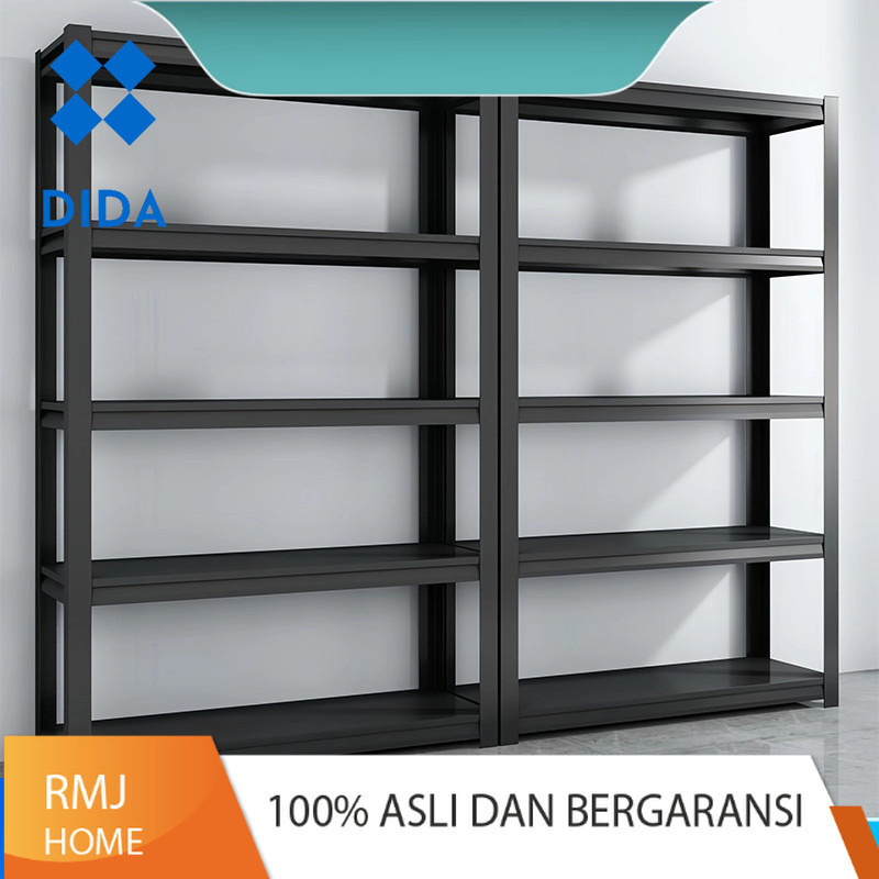 Jual RM Rak besi hitam Rak besi siku 5 susun 120x40 | Shopee Indonesia