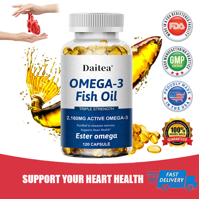 Jual Daitea Omega 3 Fish Oil Supplement, a heart-healthy supplement ...