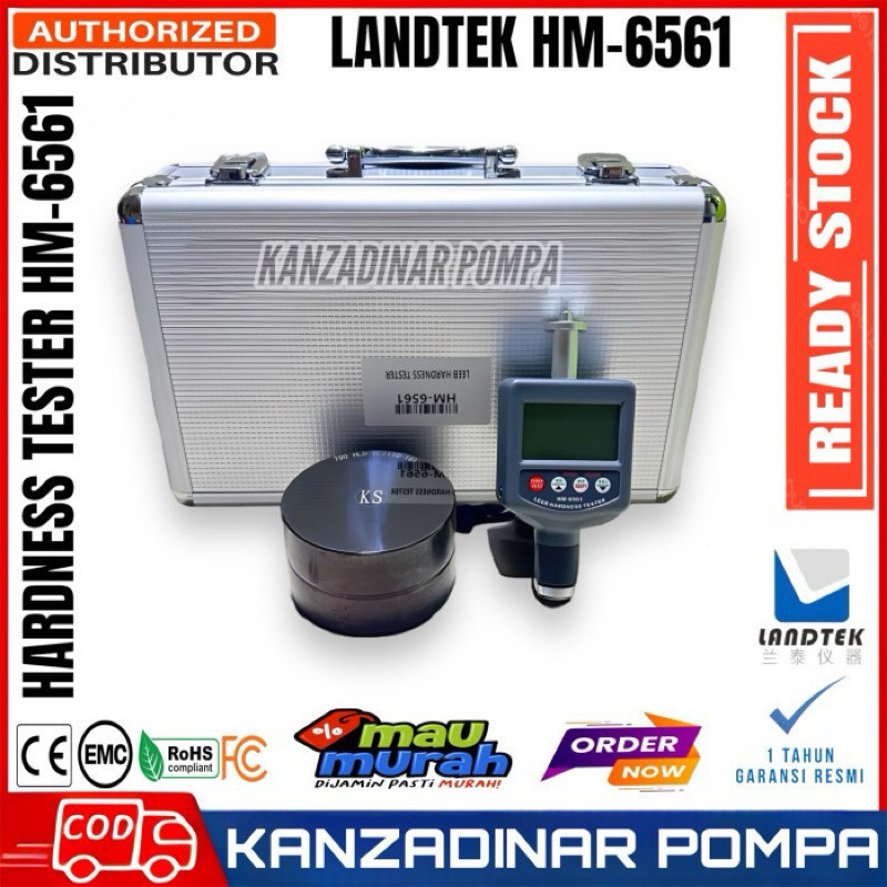 Jual Hardness Tester HM6561 Leeb Metal Landtek HM-6561 Kekerasan Besi ...