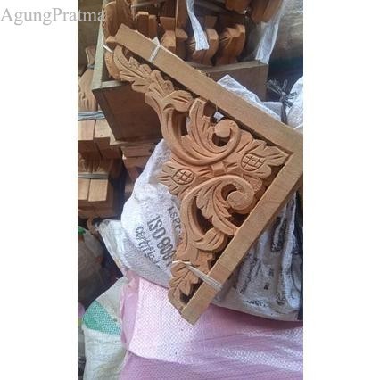 Jual UKIRAN SIKU LIS 22x22cm, Ukiran tempel jepara, Dekorasi ukir kayu ...