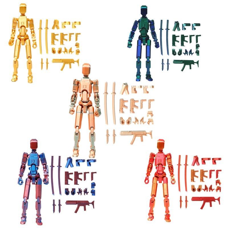 Jual 3D Printed Action Figure Titan 13 Action Figure Articulate Movable ...