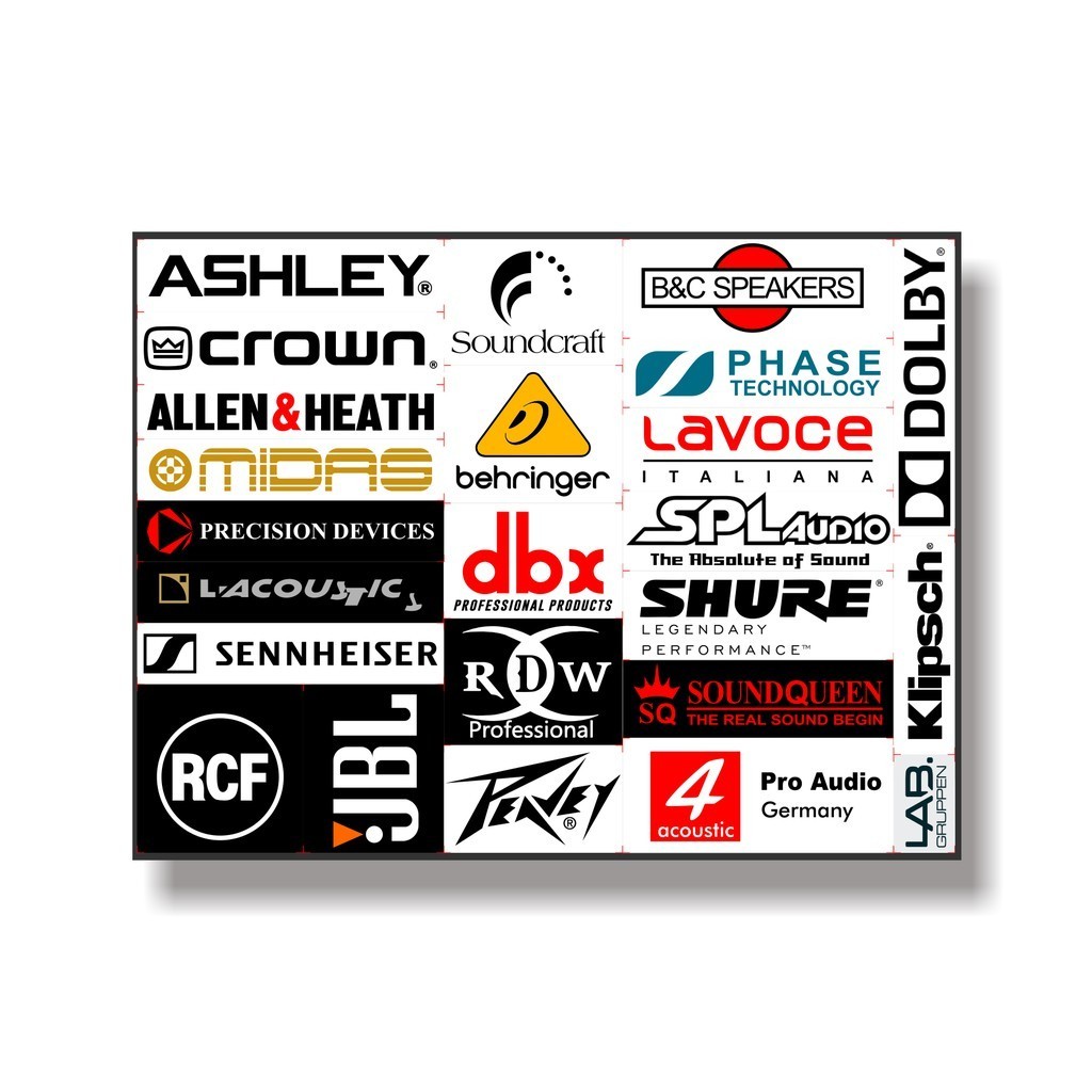 Jual Stiker Sound System / Sound Balap - ACC - Isi 24 Sticker - ASHLEY ...