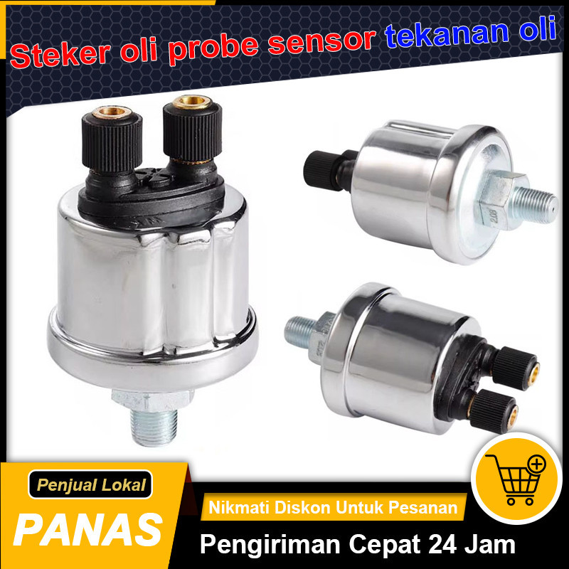 Jual Saklar Oli 10 Bar 2 PIN Drat NPT1/8(10mm) Genset Diesel VDO Untuk ...