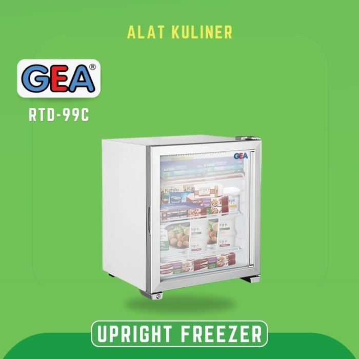 Jual GEA RTD 99C RTD-99C UPRIGHT GLASS DOOR FREEZER SHOWCASE FREEZER ...