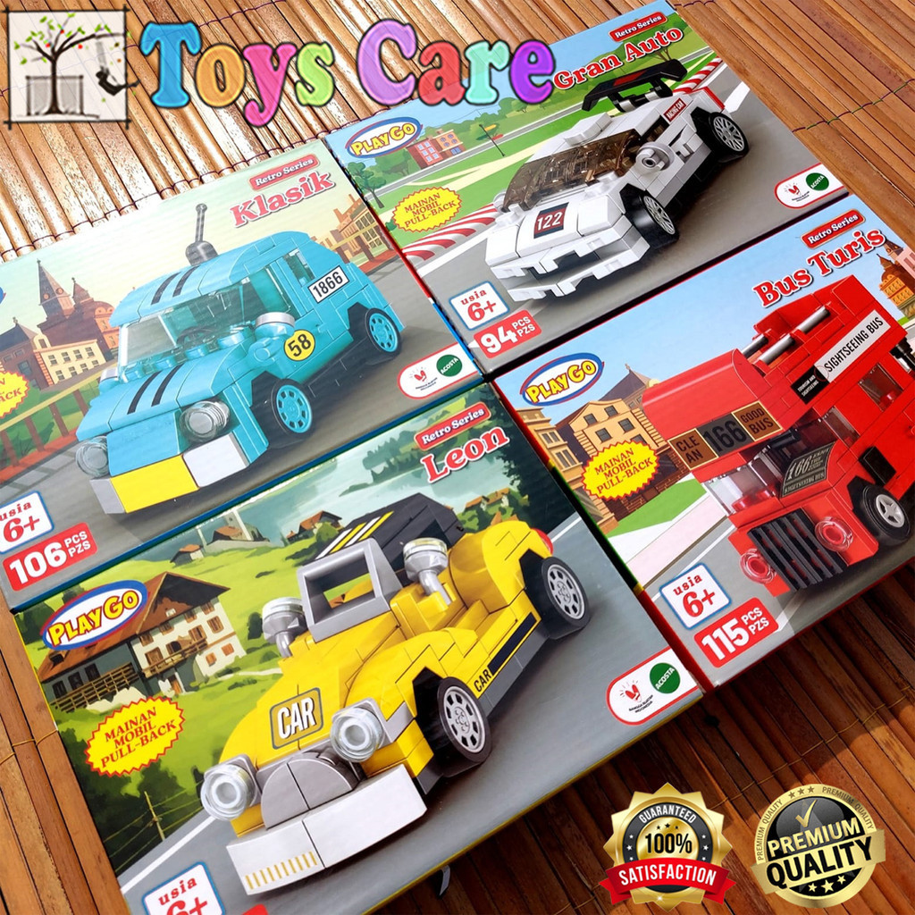 Jual PLAYGO RETRO SERIES CLASSIC CAR MOBIL KLASIK - LEON GRAN AUTO BUS ...