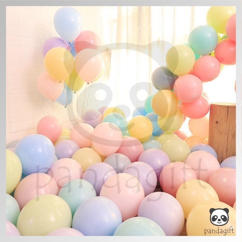 Jual Balon Latex Pastel 1 pack isi 50 / Balon Per Pack / Balon Pastel ...