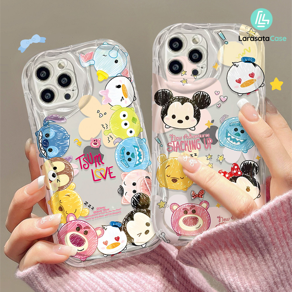 Jual Casing lucu disney 3D Tepi Gelombang softcase untuk vivo Y12 Y11 ...