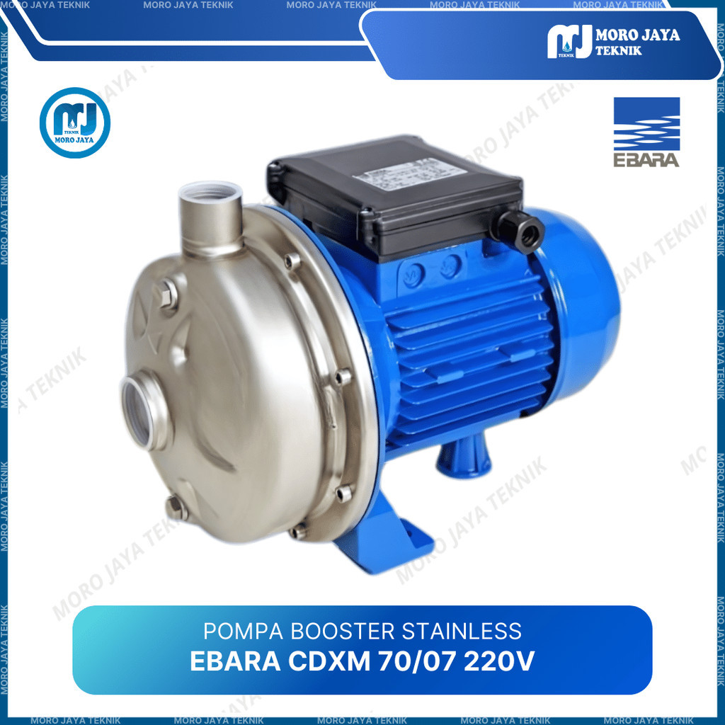 Jual Pompa Booster Ebara CDXM 70/07 220V Pompa Pendorong Stainless | Shopee Indonesia