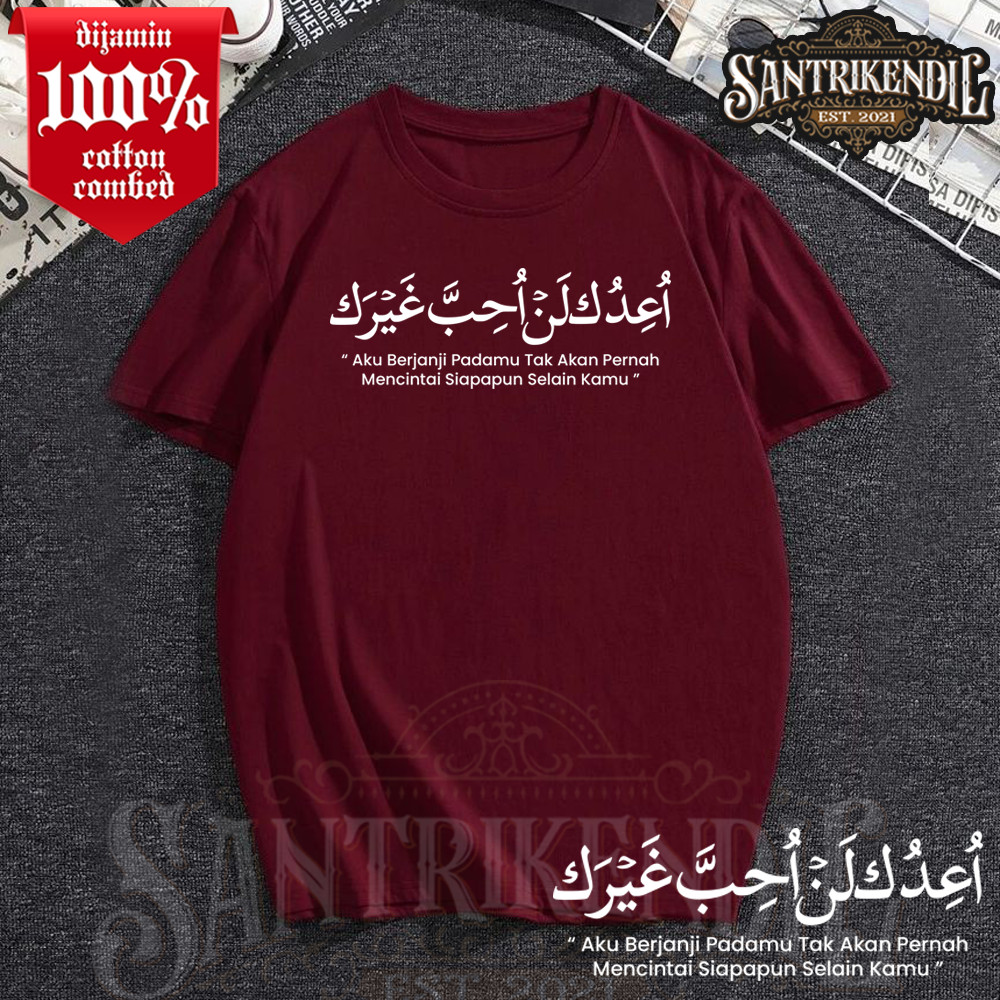 Jual KAOS DISTRO SANTRI KUALITAS PREMIUM 100% COTTON 24s TEBAL / KAOS ...