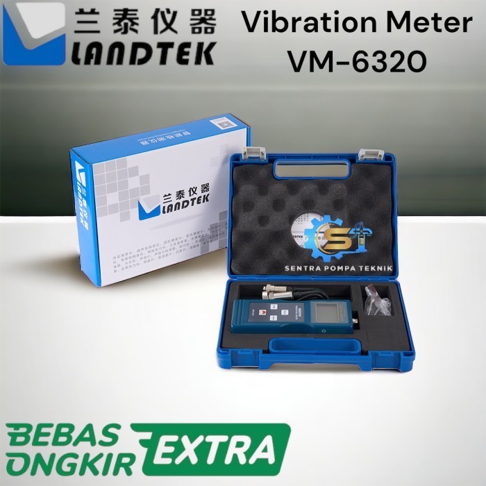 Jual Vibration Meter Landtek VM6320 Tester Gauge Vibrometer Getaran VM ...