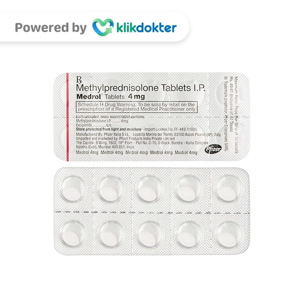 Jual Medrol 4mg 10 Tablet | Shopee Indonesia