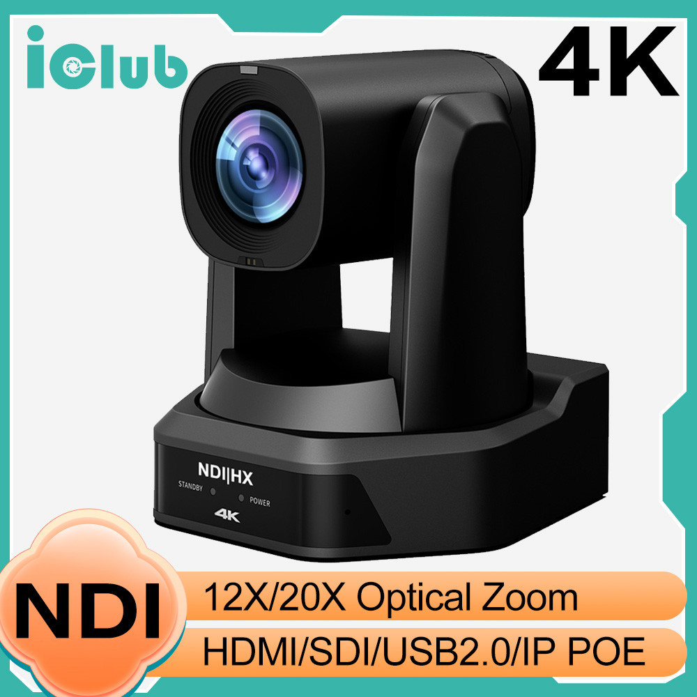 Jual 3pcs 4k Video Live Streaming Camera 20x zoom NDI PTZ Camera with SDI HDMI U3 IP POE and 1pc ...