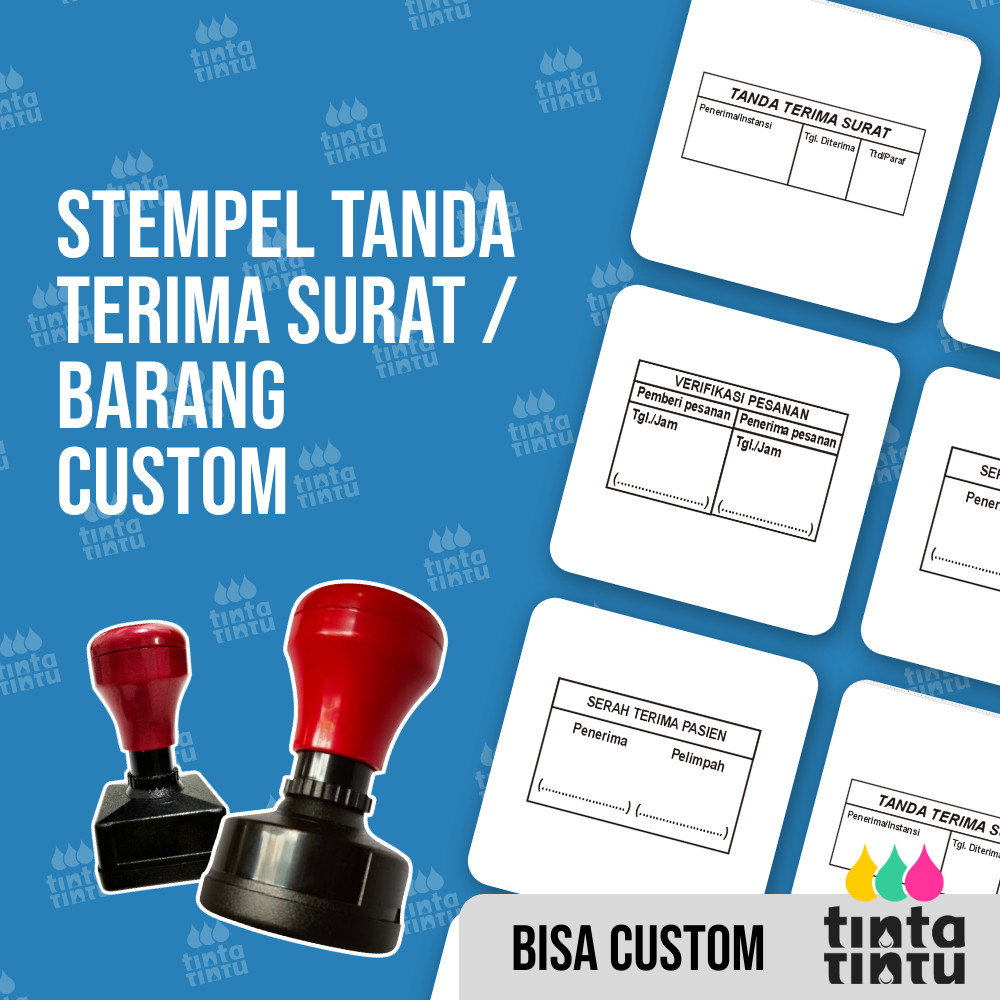 Jual Stempel Tanda Terima Surat / Barang Custom | Shopee Indonesia