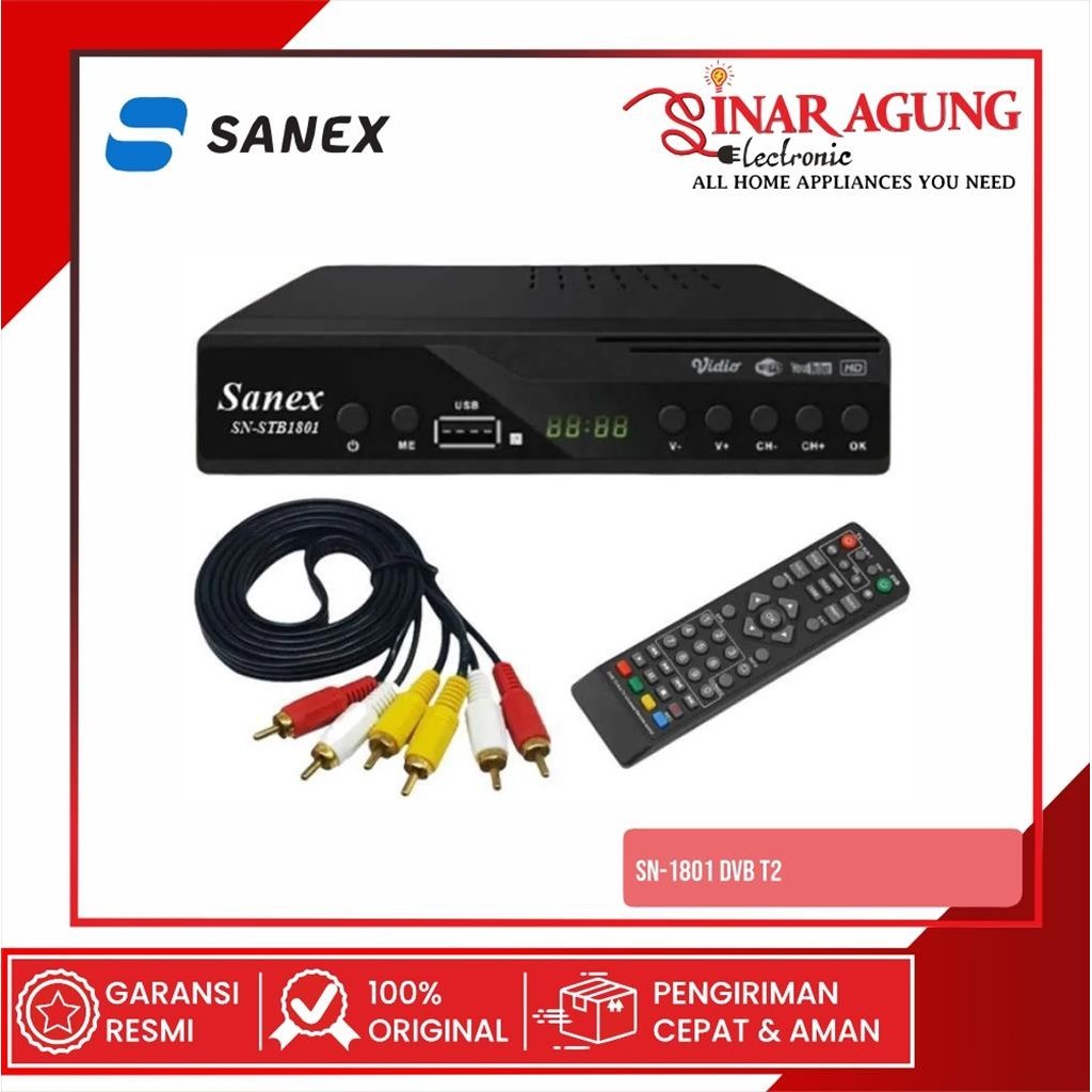 Jual SANEX SN-STB1801 / SNSTB1801 SET TOP BOX RECEIVER - GARANSI RESMI ...