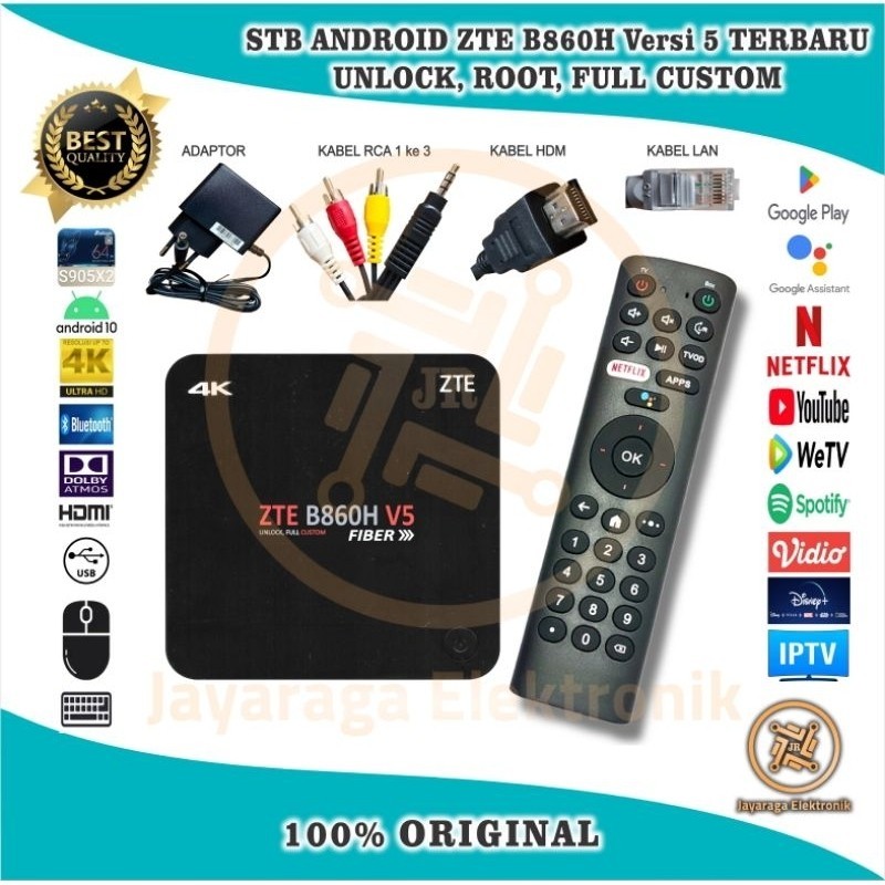 Jual STB Android Smat TV Box B86OH V5 OS 12 ASC UPDATE TERBARU 2024 ...