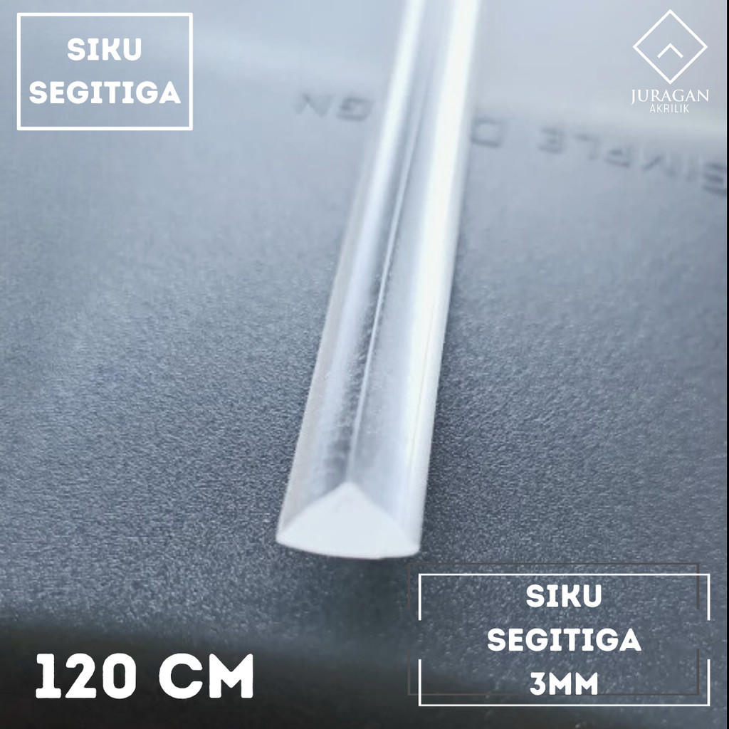 Jual Siku Segitiga Akrilik 3mm 120cm | Shopee Indonesia