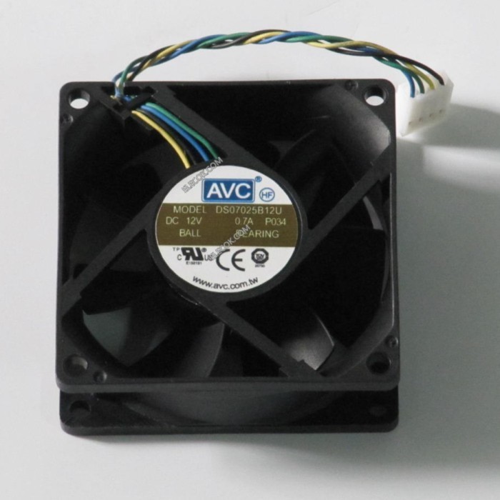 Jual FAN AVC DS07025B12U 7CM 12V 0.7A 4Pin Ball Bearing | Shopee Indonesia