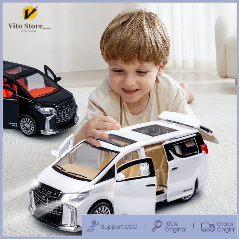 Jual （COD) Mainan Mobil Suara dan Ringan Model Toyota Alphard Dapat ...