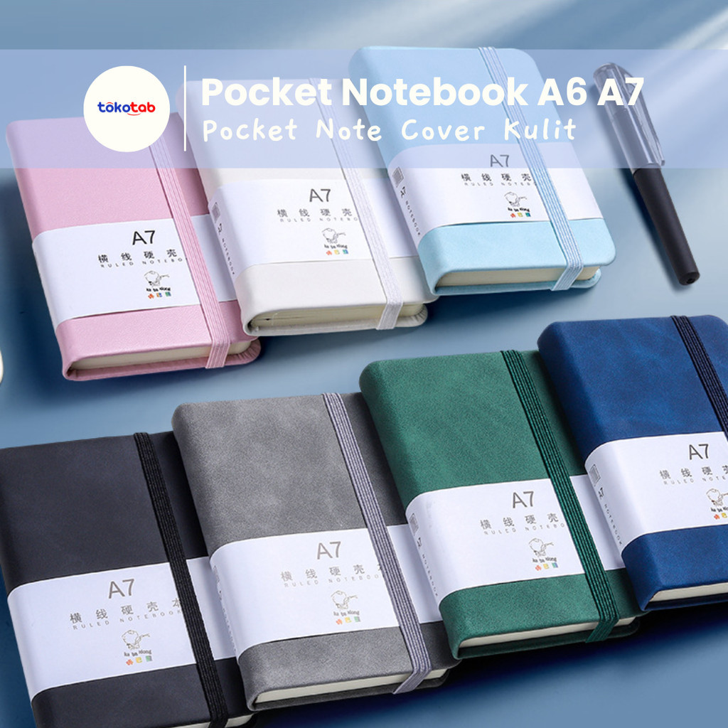 Jual Tokotab - Notebook Mini A6 A7 Buku Diary Catatan Kecil Buku Cover ...