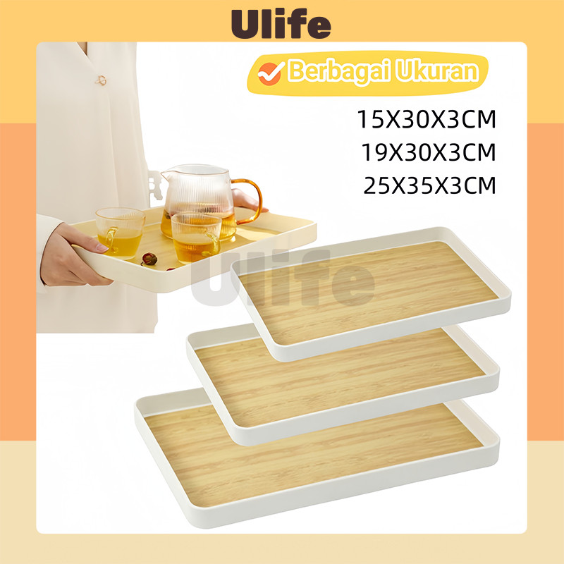 Jual Wooden Tray / Baki Kayu / Nampan Kayu / Besar Nampan / Rectangle ...