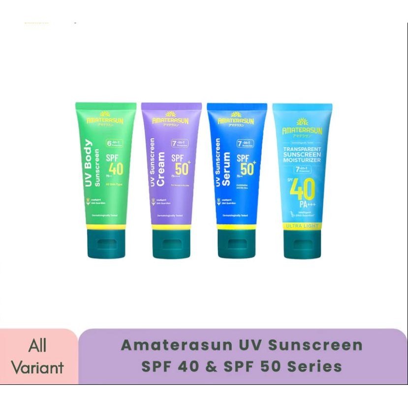 Jual AMATERASUN UV Body Sunscreen UV Sunscreen Serum SPF 50+ PA++ BPOM ...