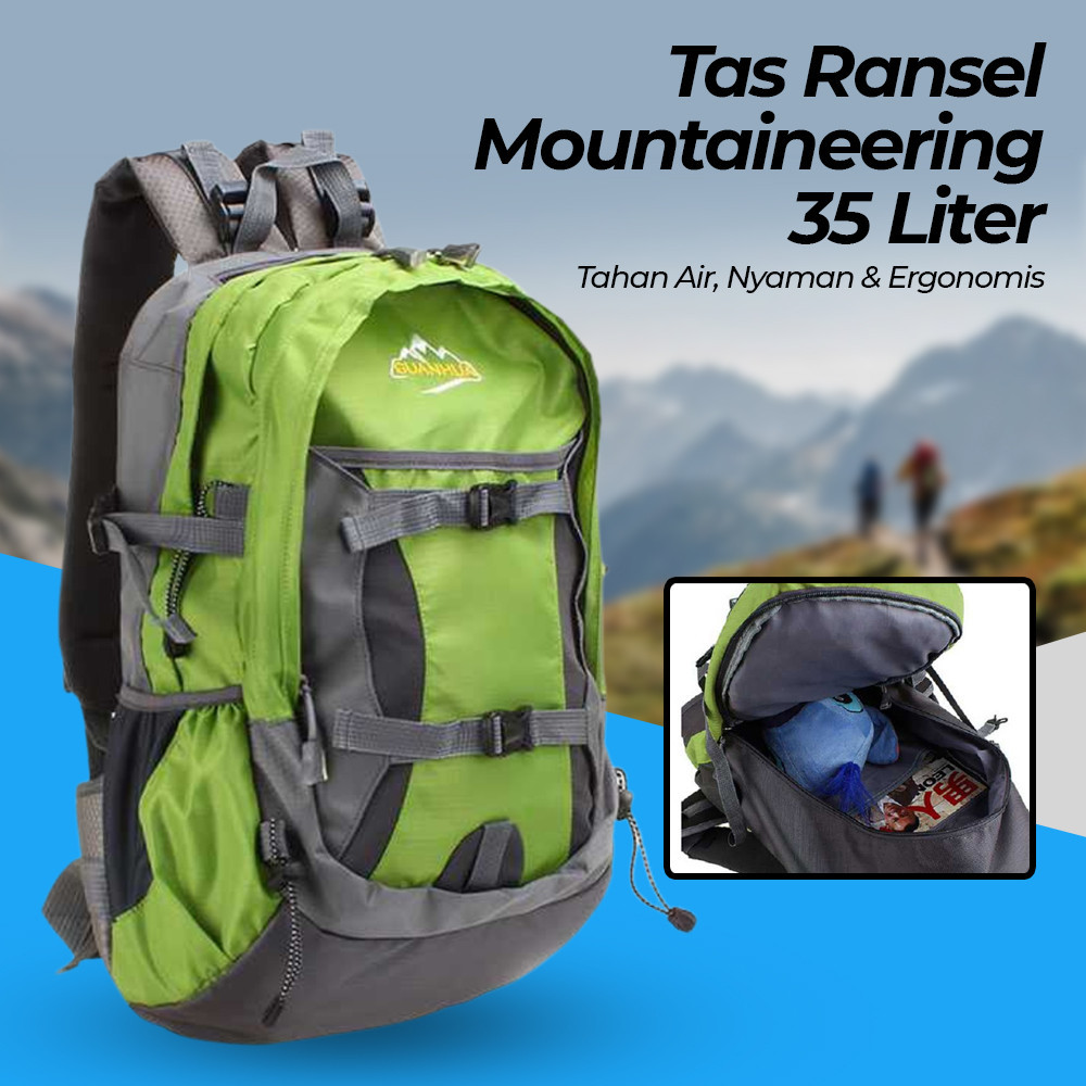 Jual Guanhua Tas Ransel Gunung Mountaineering Backpack Outdoor 35 L ...