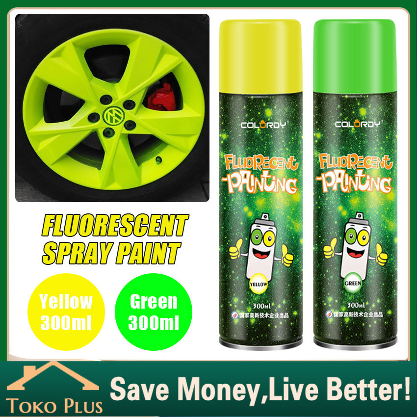 Jual Cat Semprot Pilox Light Green/Yellow Fluorent Glow In The Dark ...