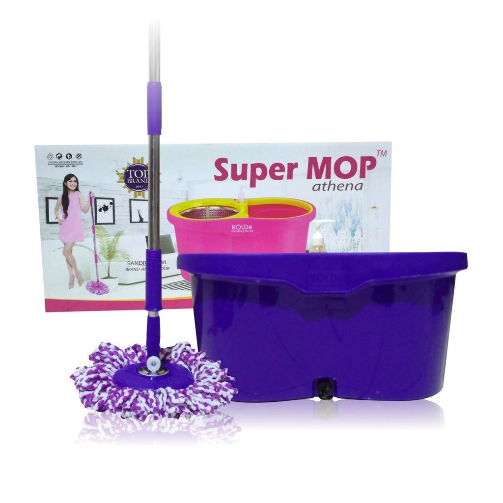 Jual Bolde Alat Pel Lantai SuperMOP BOLDe ATHENA Stainless +botol ...