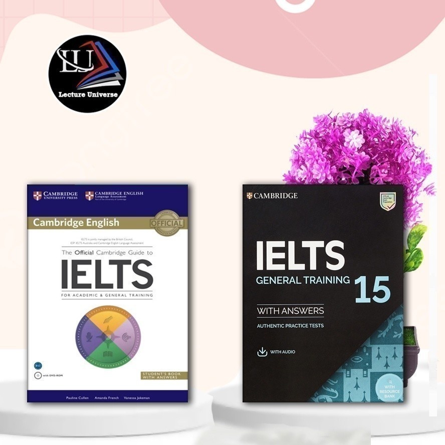 Jual Cetak Paket Cambridge Official Guide & IELTS 15 General Training ...