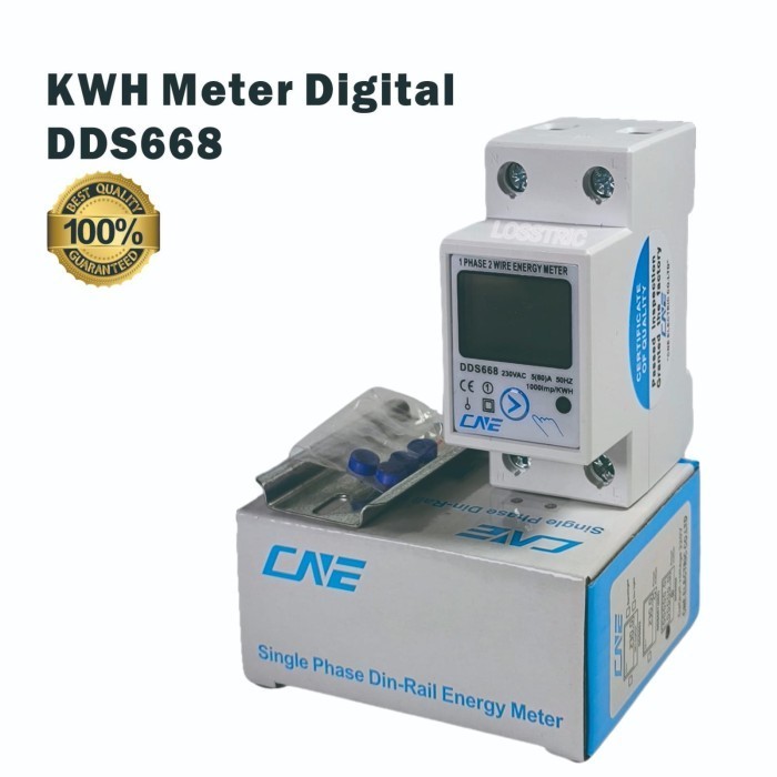 Jual KWH Meter Digital 6 in 1 1 Phase 5(80)A (KWH.VM.AM.WATT.HZ.PF) | Shopee Indonesia