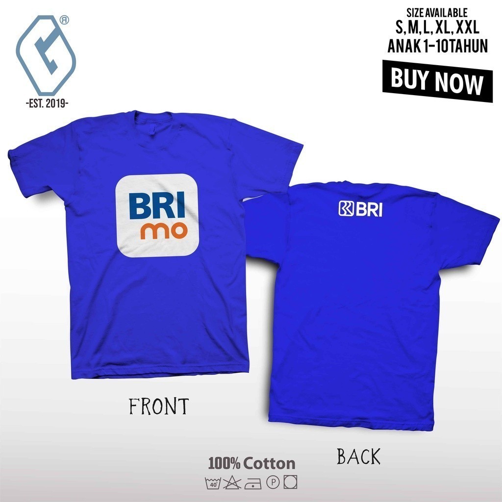 Jual DarjoCloth - kaos brimo bri / baju distro bank bri brimo | Shopee ...