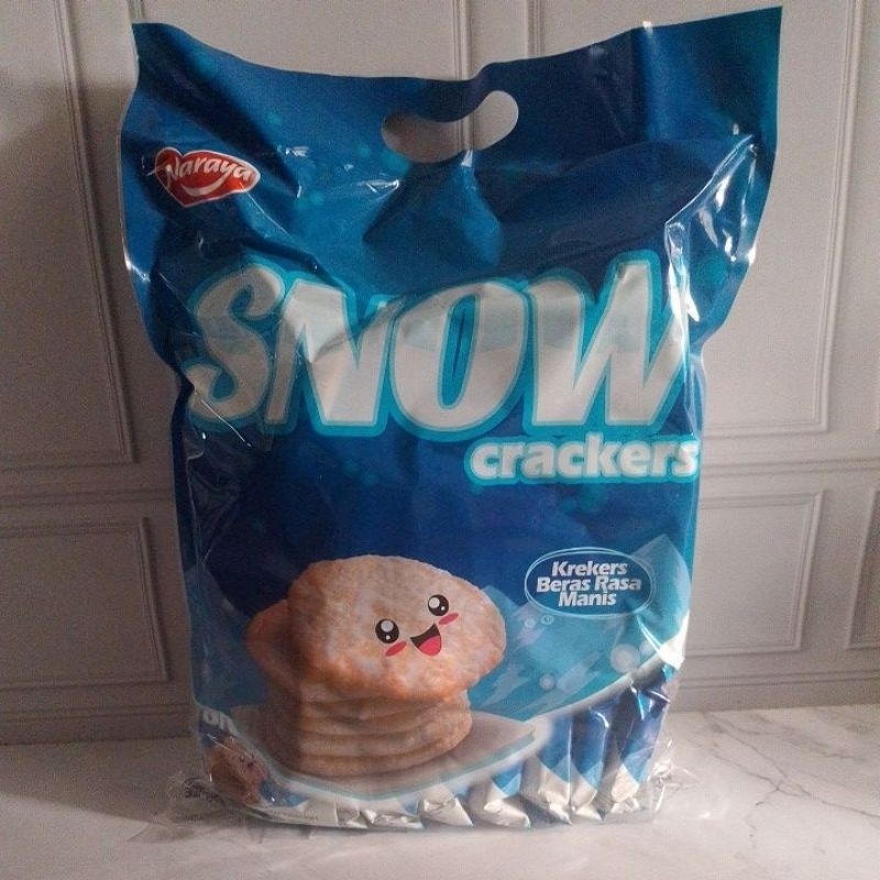 Jual Naraya rice crackers 320 gram Snow Crackers/Krekers Beras Rasa ...