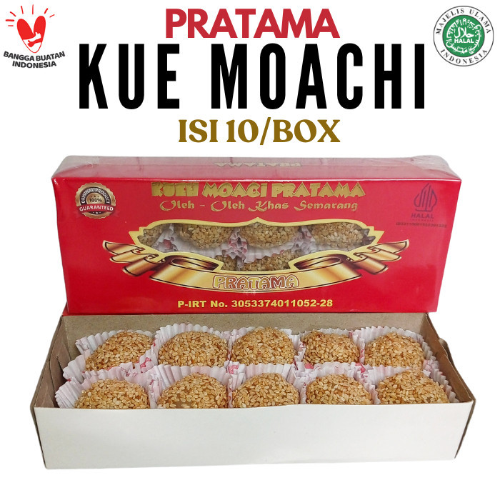 Jual Kue Moaci Moci Mochi wijen isi kacang Khas Semarang Merk Pratama ...