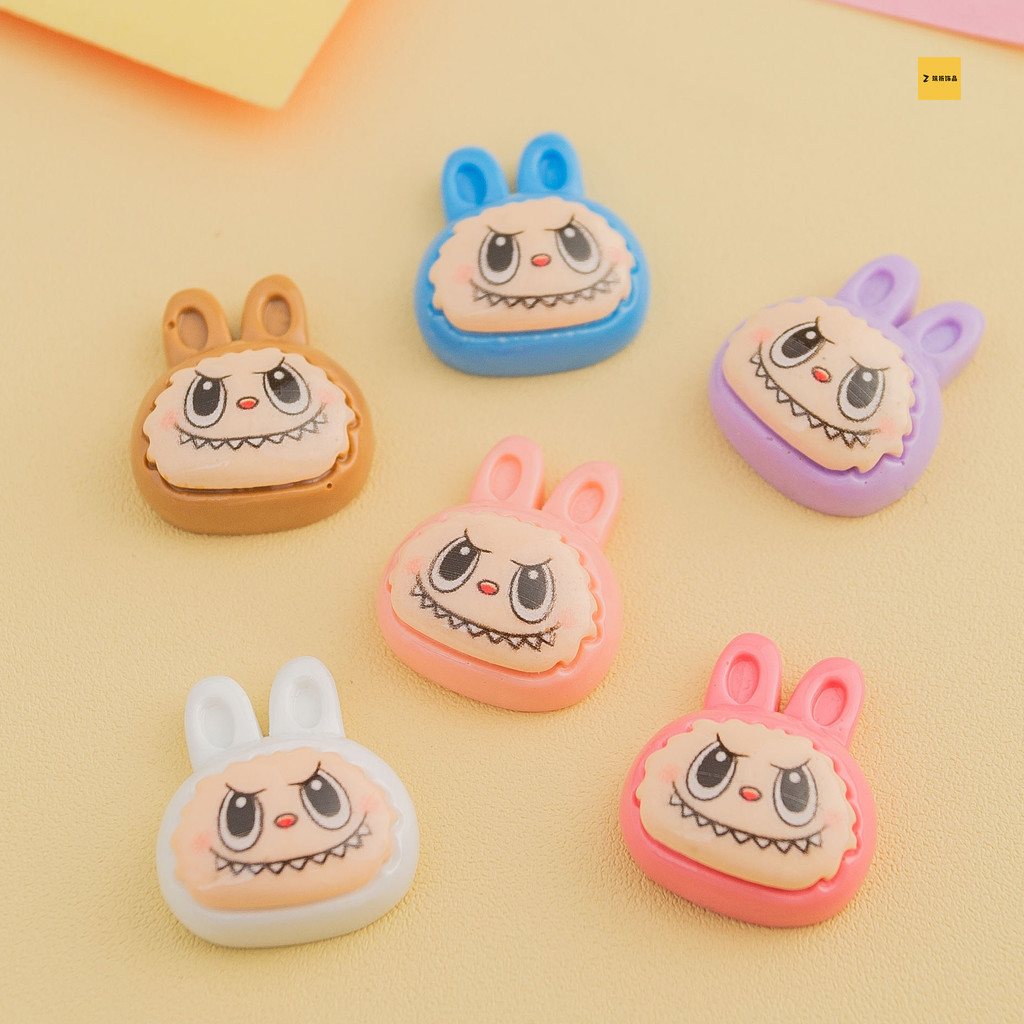 Jual {YUMI} 5Pc Resin Clay Labubu Diy Resin Kepala Labubu Resin The ...