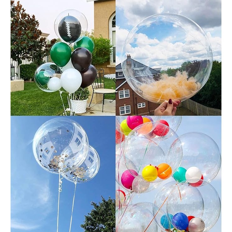 Jual Balon pvc bobo 24 inch / balon transparan bening untuk buket balon ...