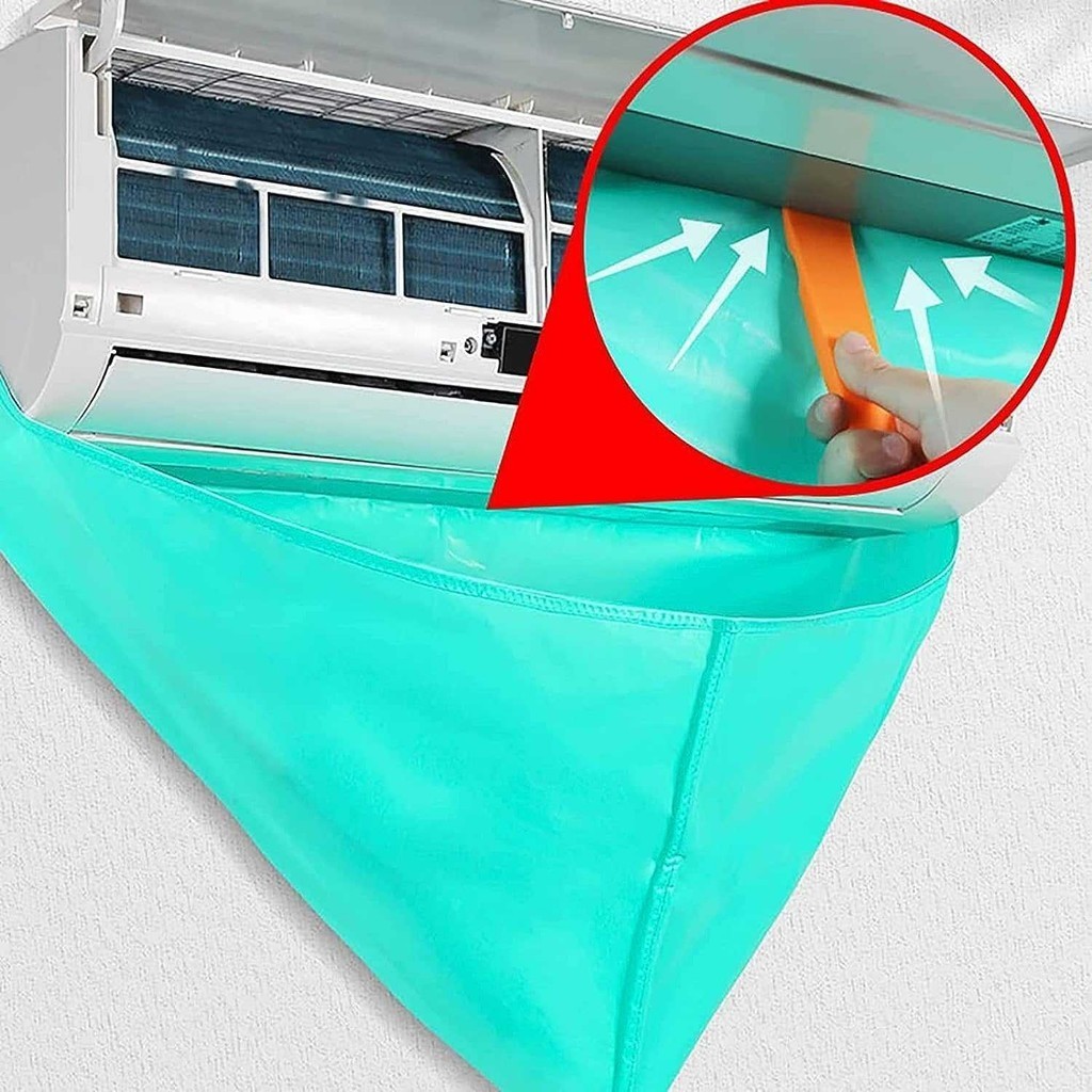 Jual Primal Plastik Cuci AC Air Conditioner Cleaning Cover Waterproof ...