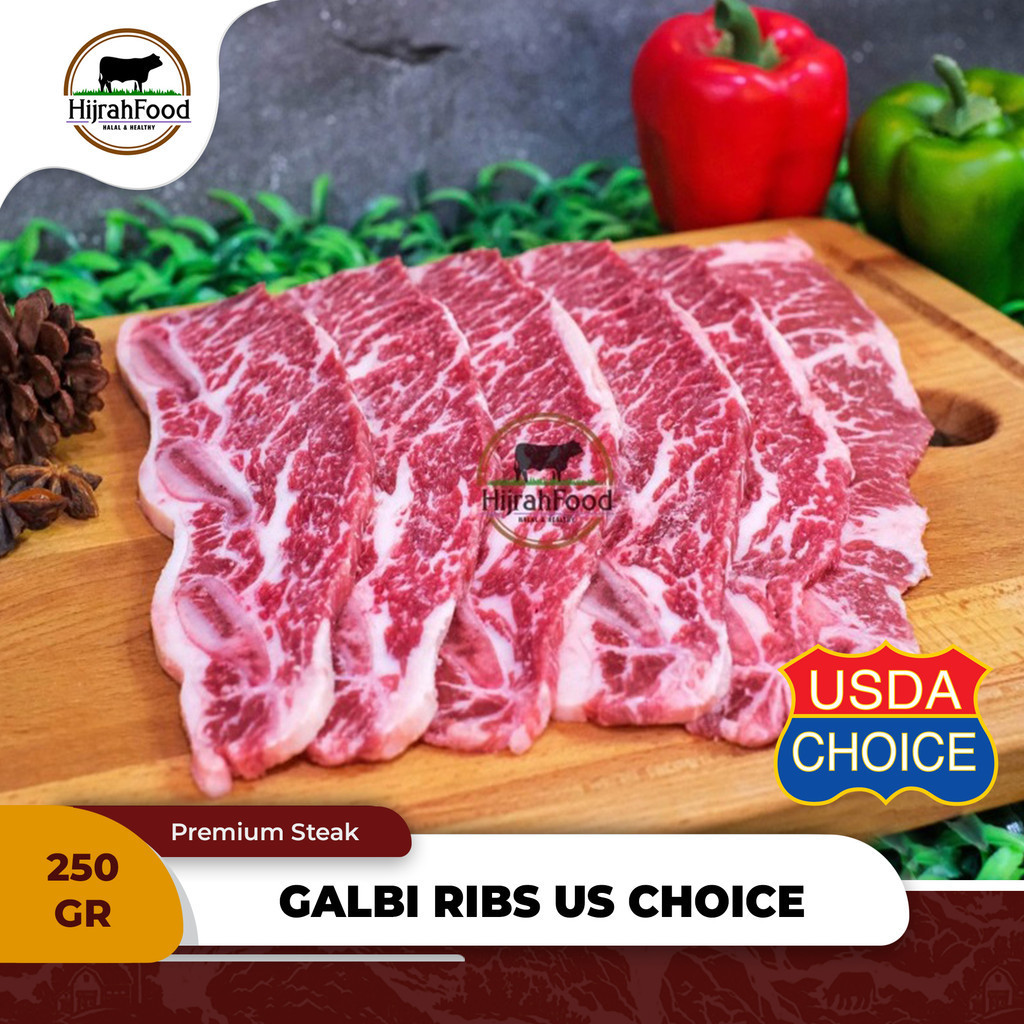 Jual USDA Beef Galbi Kalbi Short Ribs Bone-In Korean BBQ | Shopee Indonesia