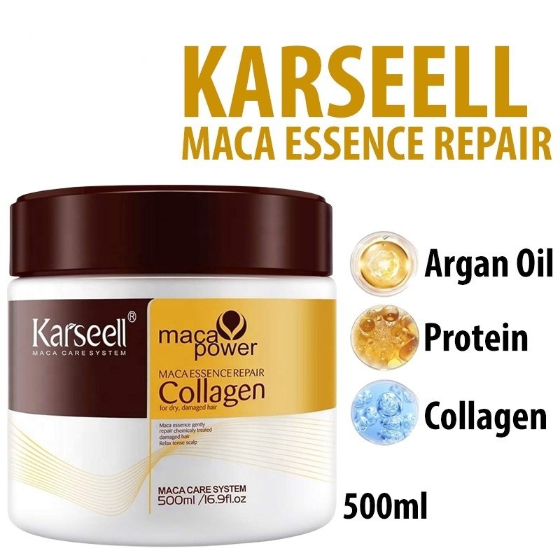 Jual KARSEELL Collagen Hair Mask Keratin Treatment 500ml - KARSELL ...