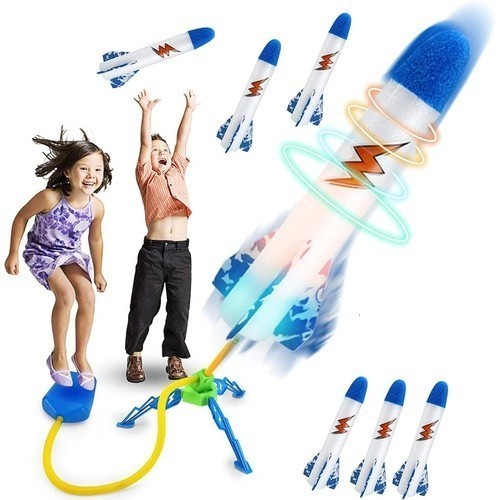 Jual Roket Peluncur Terbang - Mainan Anak Roket Injak Foam - Seru ...