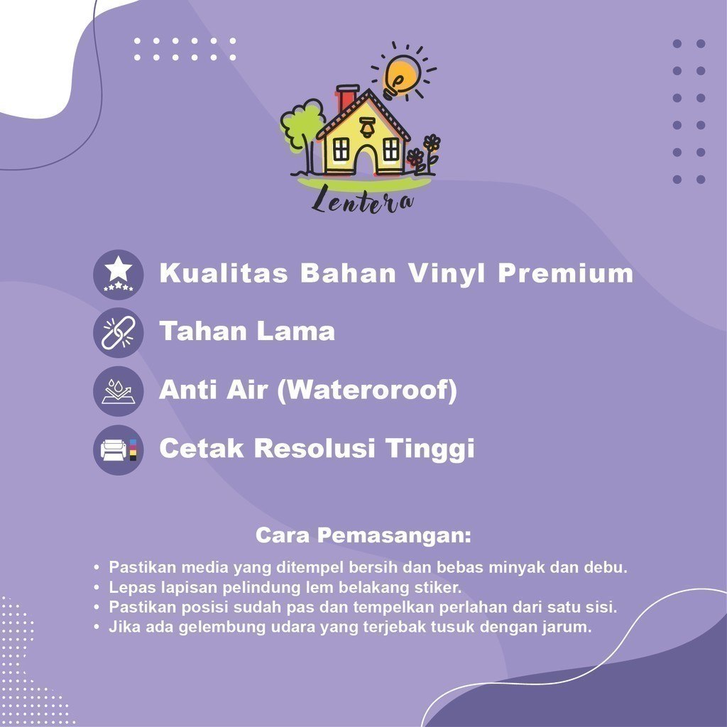Jual Sticker DILARANG PARKIR di depan TEMBOK / PAGAR – Tahan Air, Vinyl ...