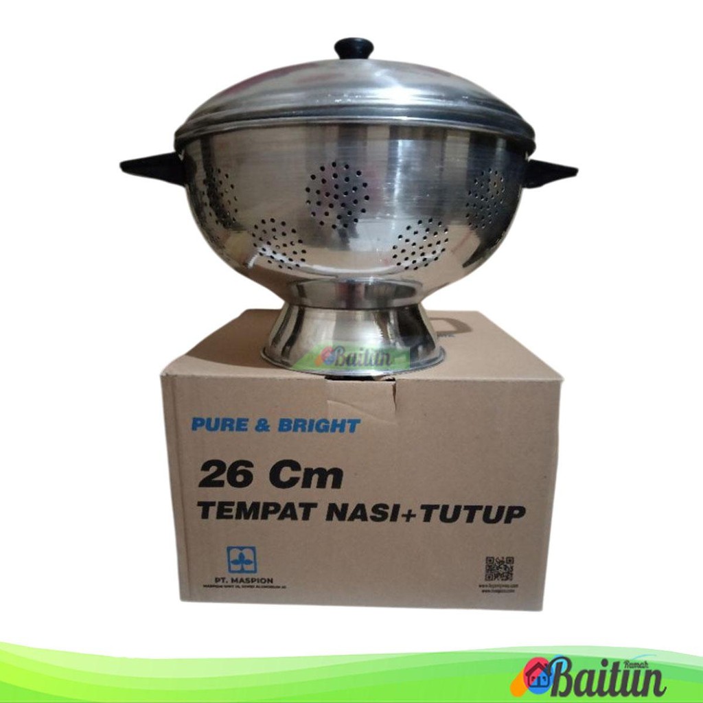 Jual Baitun Rice Bowl Pure & Bright [26cm] | Sangku Tempat Nasi | Bakul ...