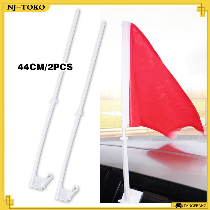 Jual 2PCS Tiang Bendera Mobil Universal Bendera Mobil Tiang Instalasi ...