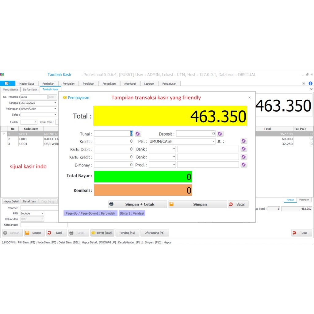Jual Program toko program kasir aplikasi kasir aplikasi toko minimarket ...